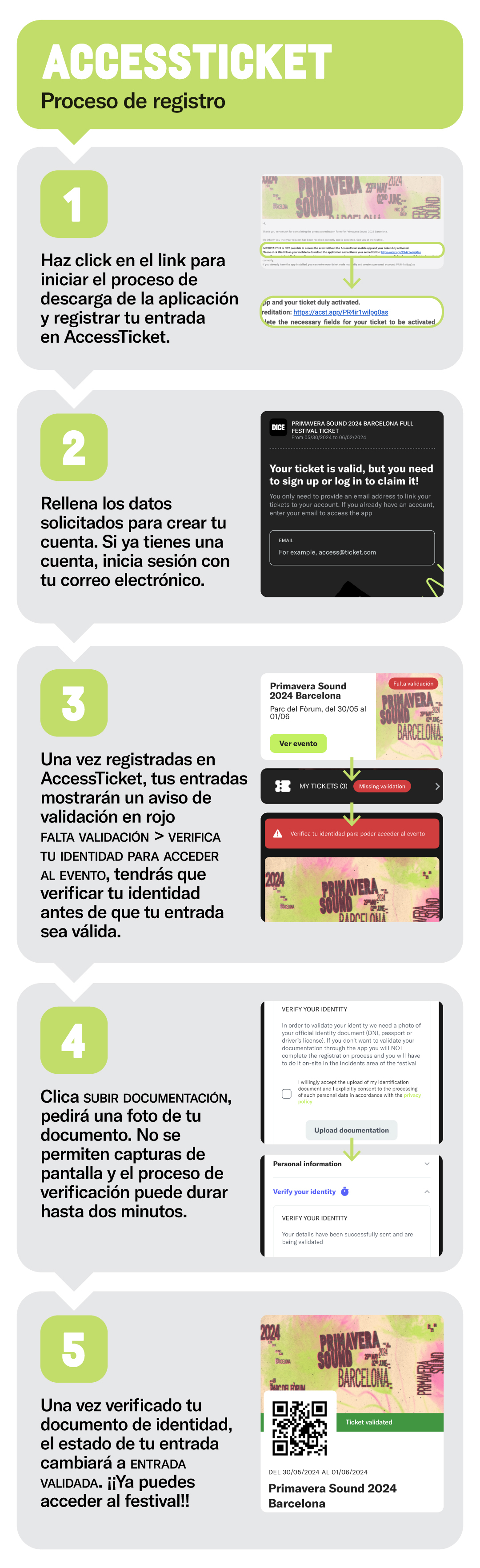 AccessTicket - Reclama tu Ticket