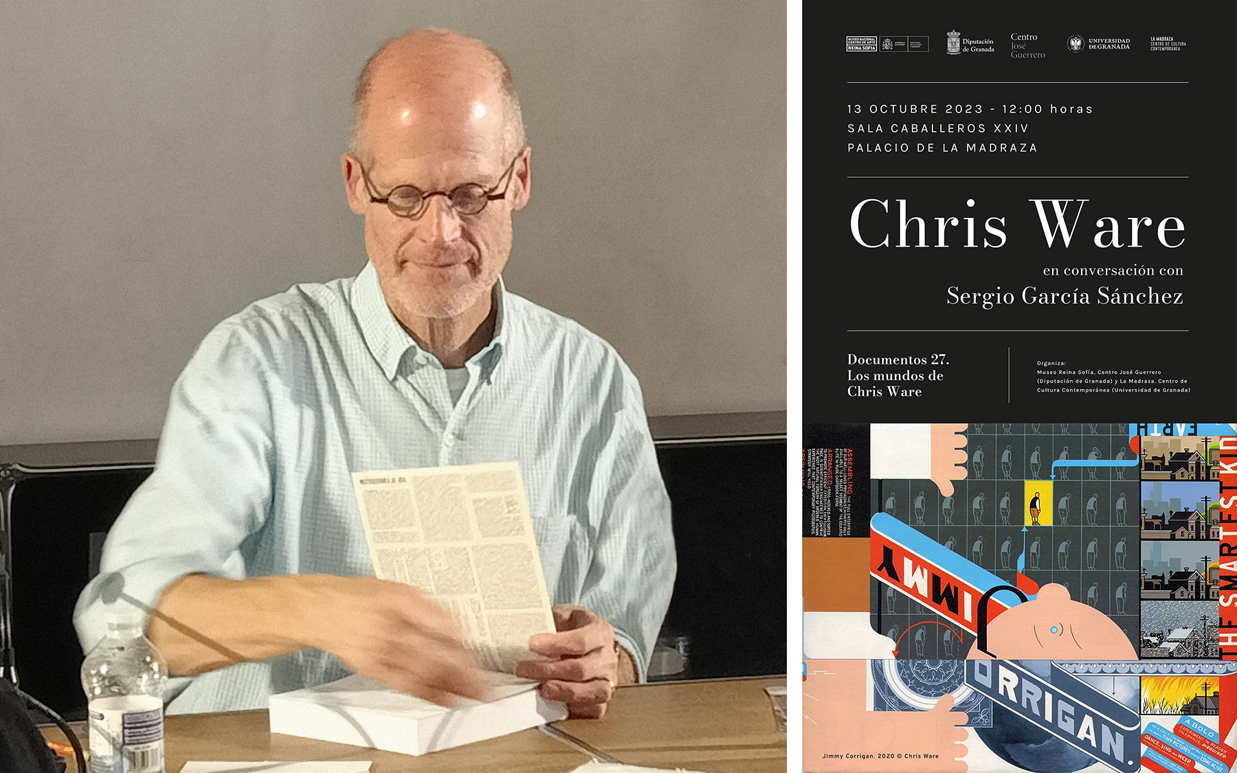 “Los mundos de Chris Ware”, en la Universidad de Granada
